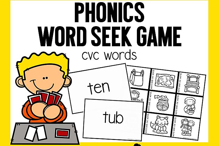 《Phonics Word Seek Game英语启蒙游戏》八册自然拼读练习电子版PDF 百度云网盘下载 | 咿呀启蒙yiyaqimeng.com