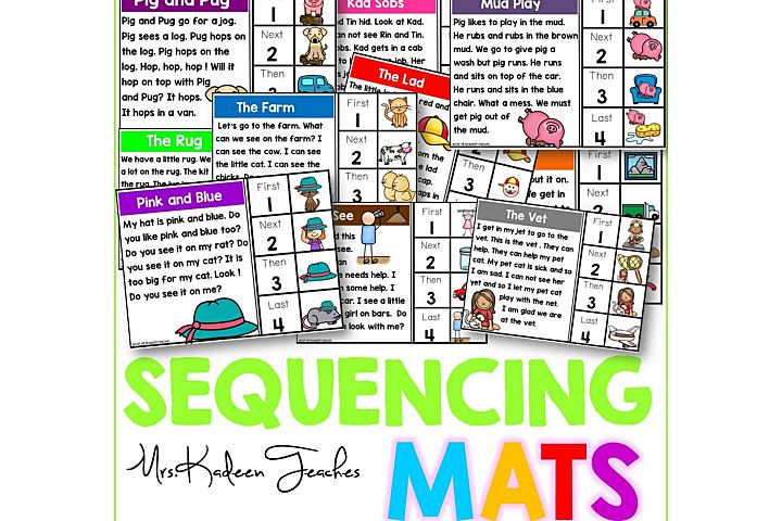 《Read And Sequence Mats》阅读理解排序两册电子版PDF 百度云网盘下载 | 咿呀启蒙yiyaqimeng.com