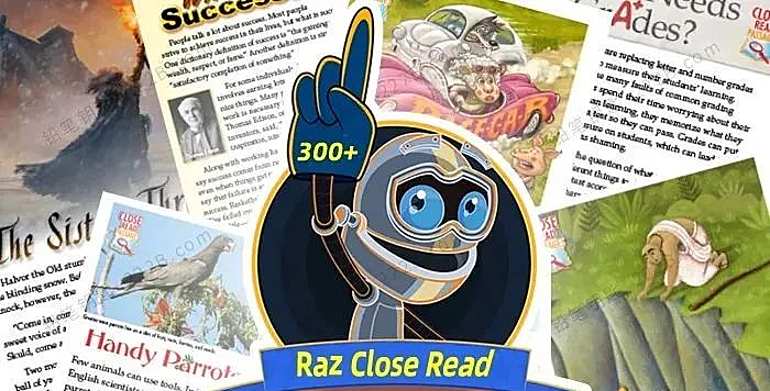 RAZ精读读物 Raz Close Read文章+答案+解析 电子版PDF 百度云网盘下载 | 咿呀启蒙yiyaqimeng.com