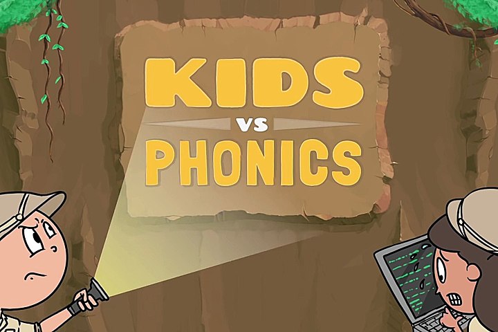 自然拼读神器！YOUTUBE趣味动画片Kids VS Phonics 百度云网盘下载 | 咿呀启蒙yiyaqimeng.com