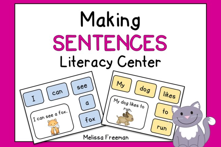 《Making Sentences Literacy Center》单词句子排序五册电子版PDF 百度云网盘下载 | 咿呀启蒙